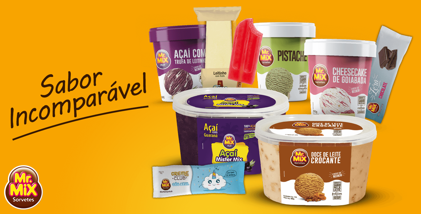 Mister Mix Sorvetes - Revenda de Sorvetes no Brasil - Seja um Franqueado